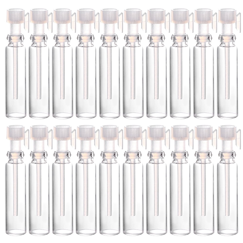 Empty Tube Bottle, 50pcs 1ml Perfume Sample Bottles Mini Glass Empty ...