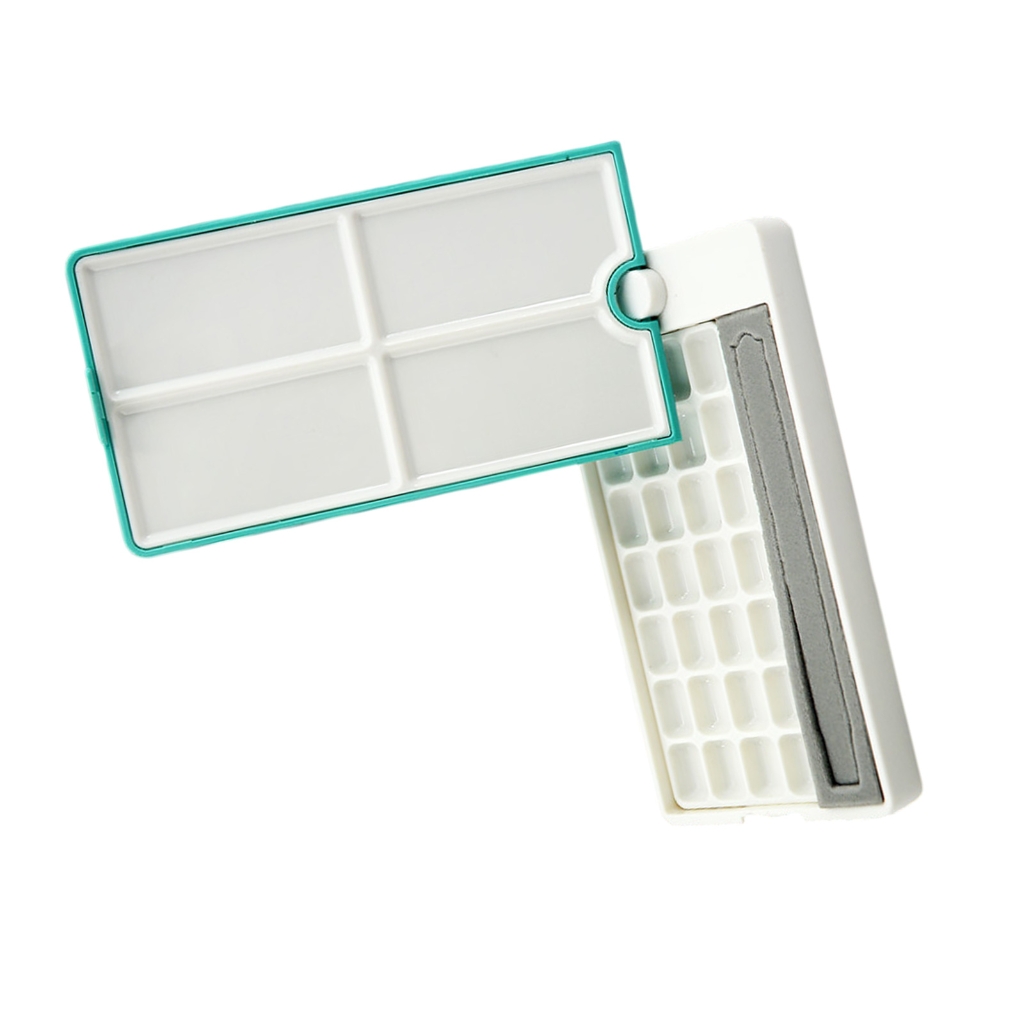 Empty Watercolor Palette Roating Empty Watercolor Half Pans for Oil ...