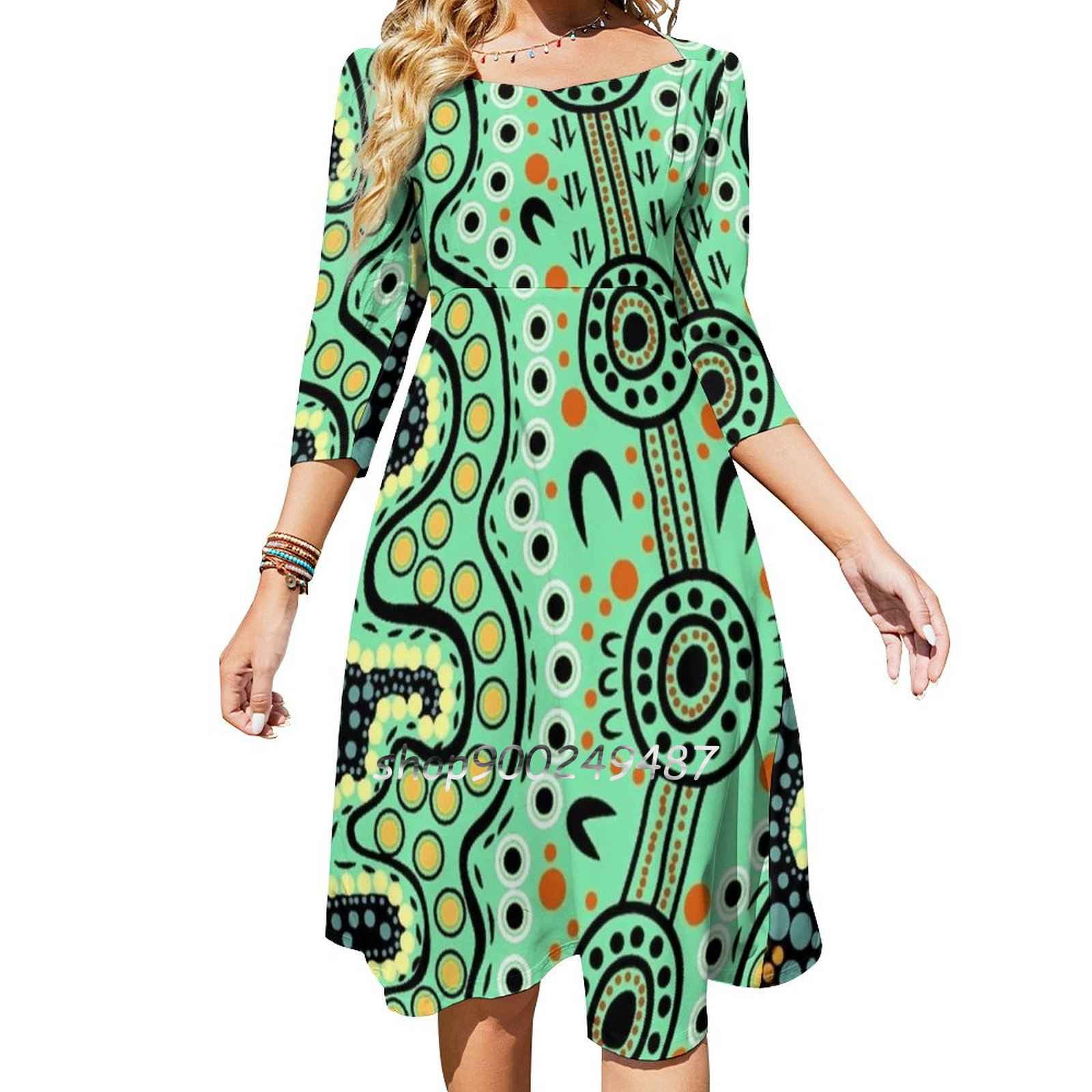 " Empyrean " 2025 Gchristopher Square Neck Dress Sweet Summer Dress ...