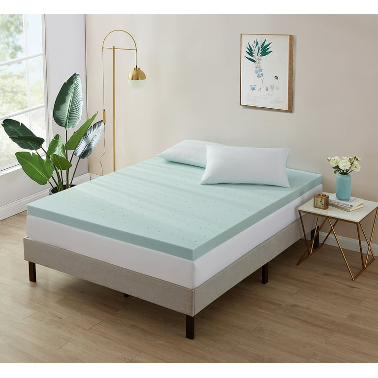 Empyrean Bedding 3 inch Cooling Gel Infused Memory Foam Mattress Topper Twin