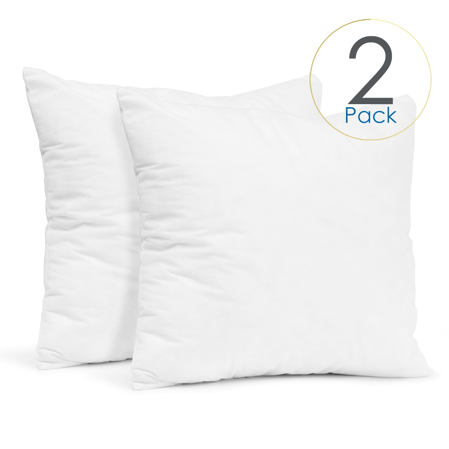 Empyrean Bedding 2-Pack Decorative Throw Pillow Inserts - 28x28 Inches ...