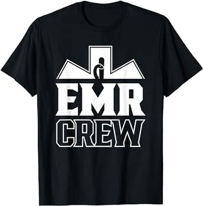 Emr Crew Ambulance Emergency Medical Responder Emt Ems T-Shirt ...