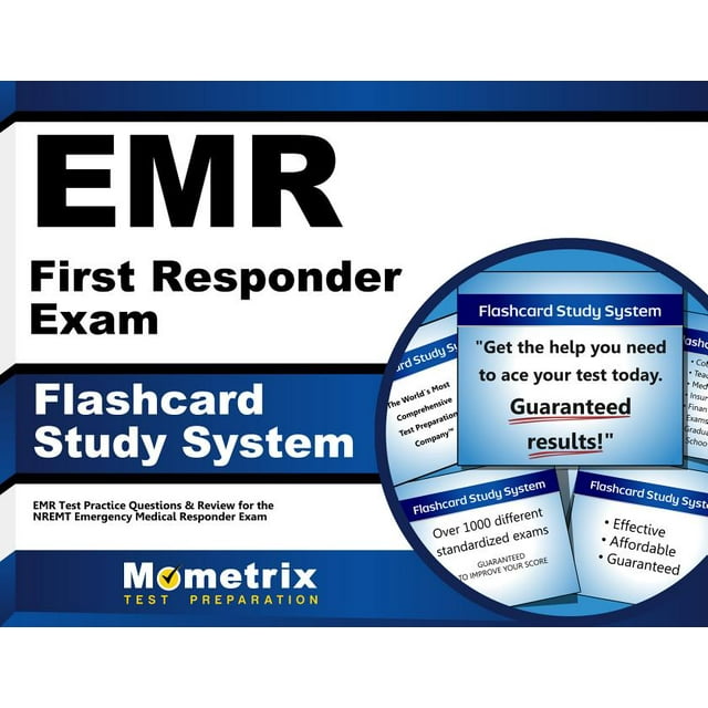 Emr First Responder Exam Flashcard Study System : Emr Test Practice ...