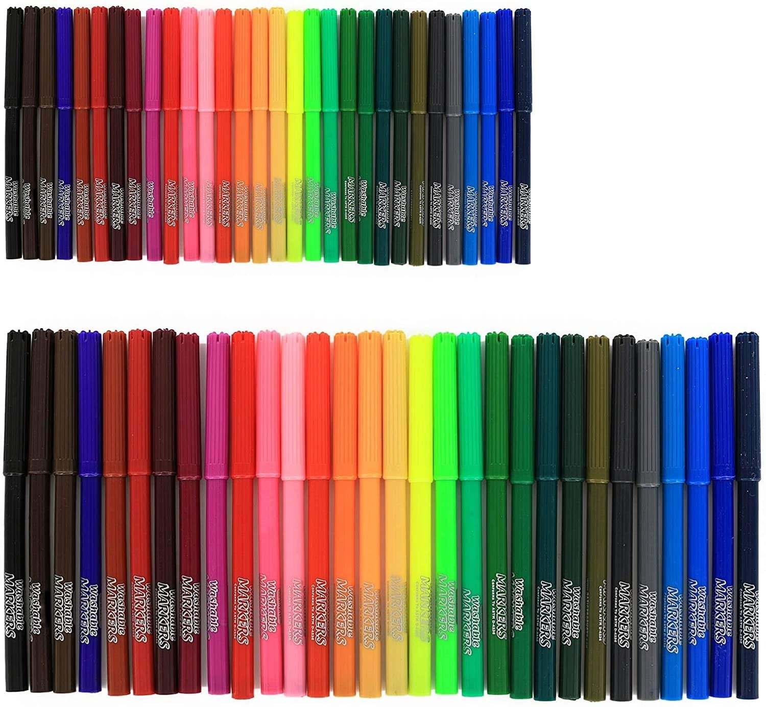 Emraw 30 Fine Line Washable Watercolor Markers Dry Erase Marker ...