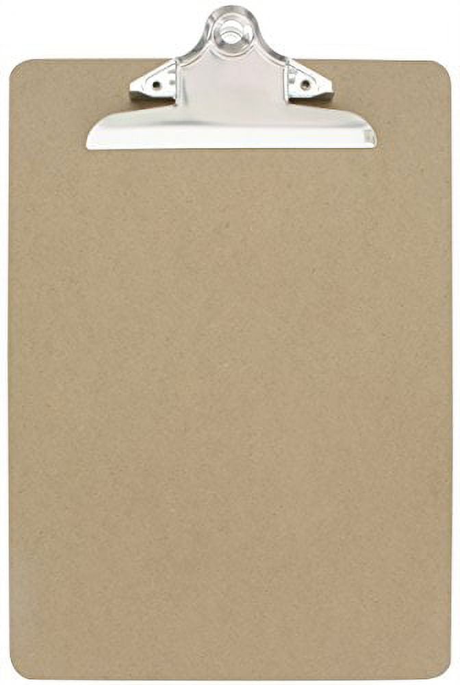 Emraw Standard Size Wooden Clipboards Flat Hanging Hardboard Set with ...