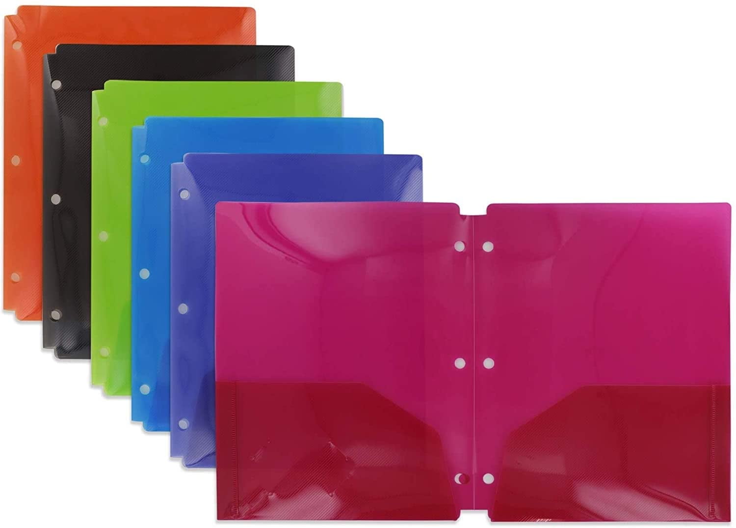 Emraw Translucent 2 Pocket Portfolio Two Pockets Folder Legal Document ...