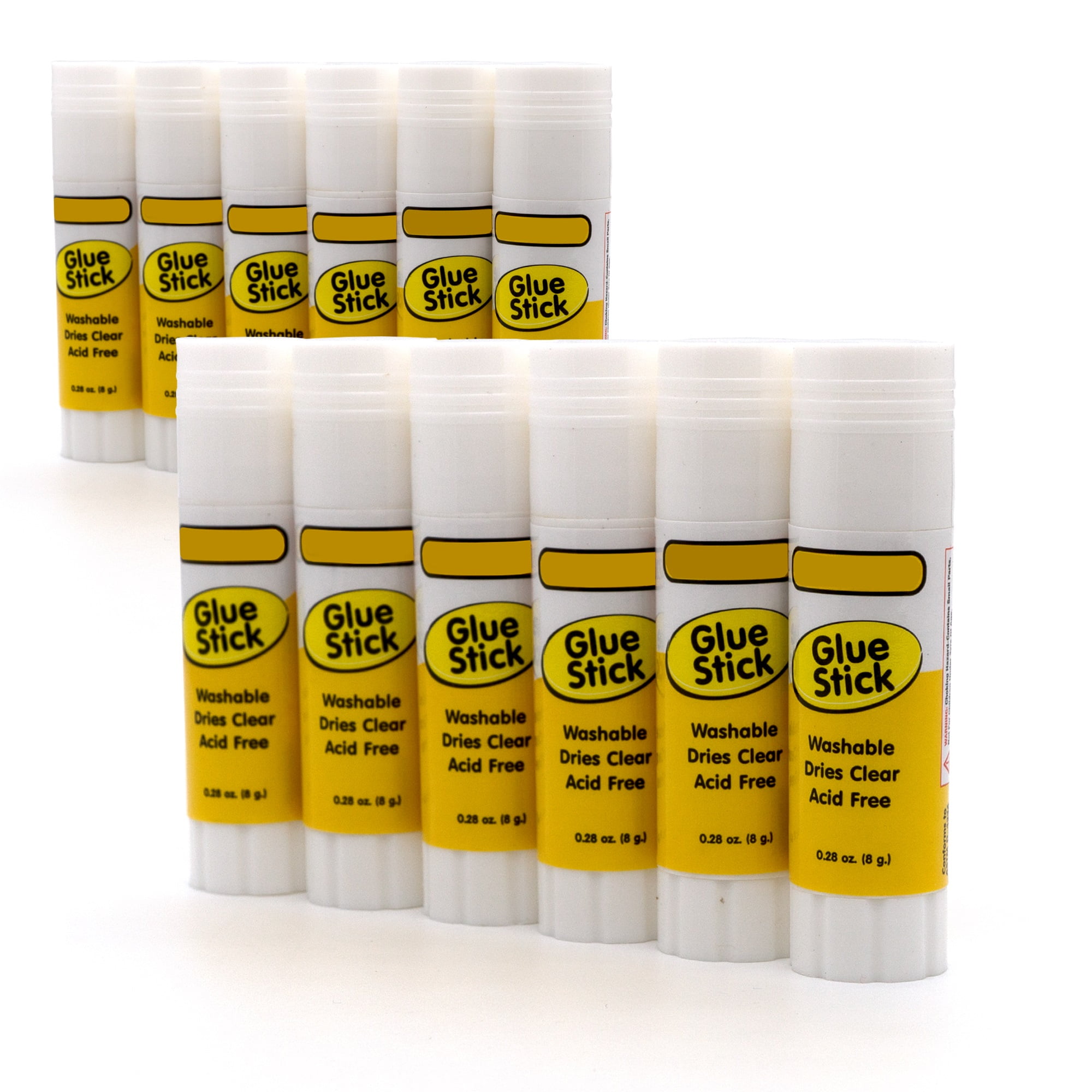 Emraw Washable Glue Stick Safe Smooth Wrinkle Acid-Free Stick 0.28 ...