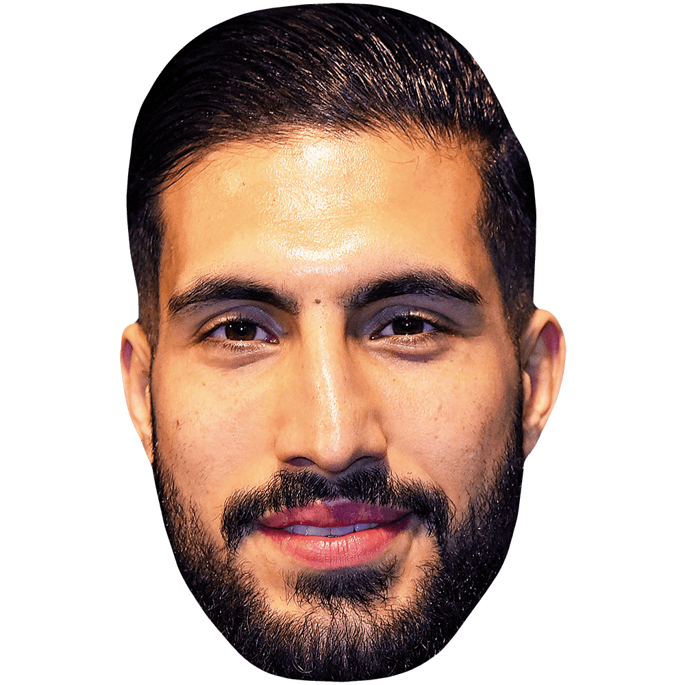 Emre Can (Beard) Celebrity Mask, Flat Card Face, Fancy Dress Mask ...