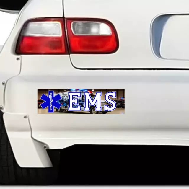 Ems Bumper Stickers Emergency Medical Services Paramedic Emt Hero ...