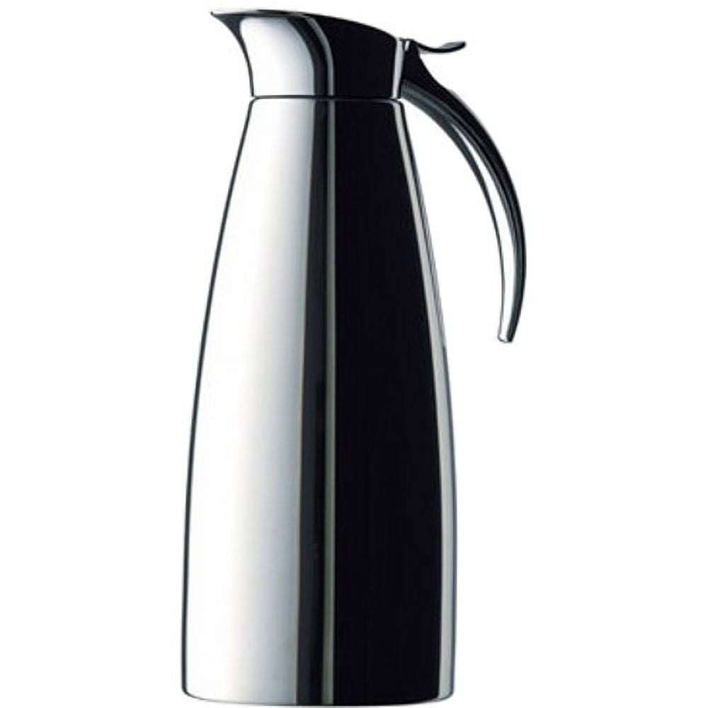 Emsa Eleganza Hot Drink Thermal Pitcher Stainless Steel Carafe, 44 ...