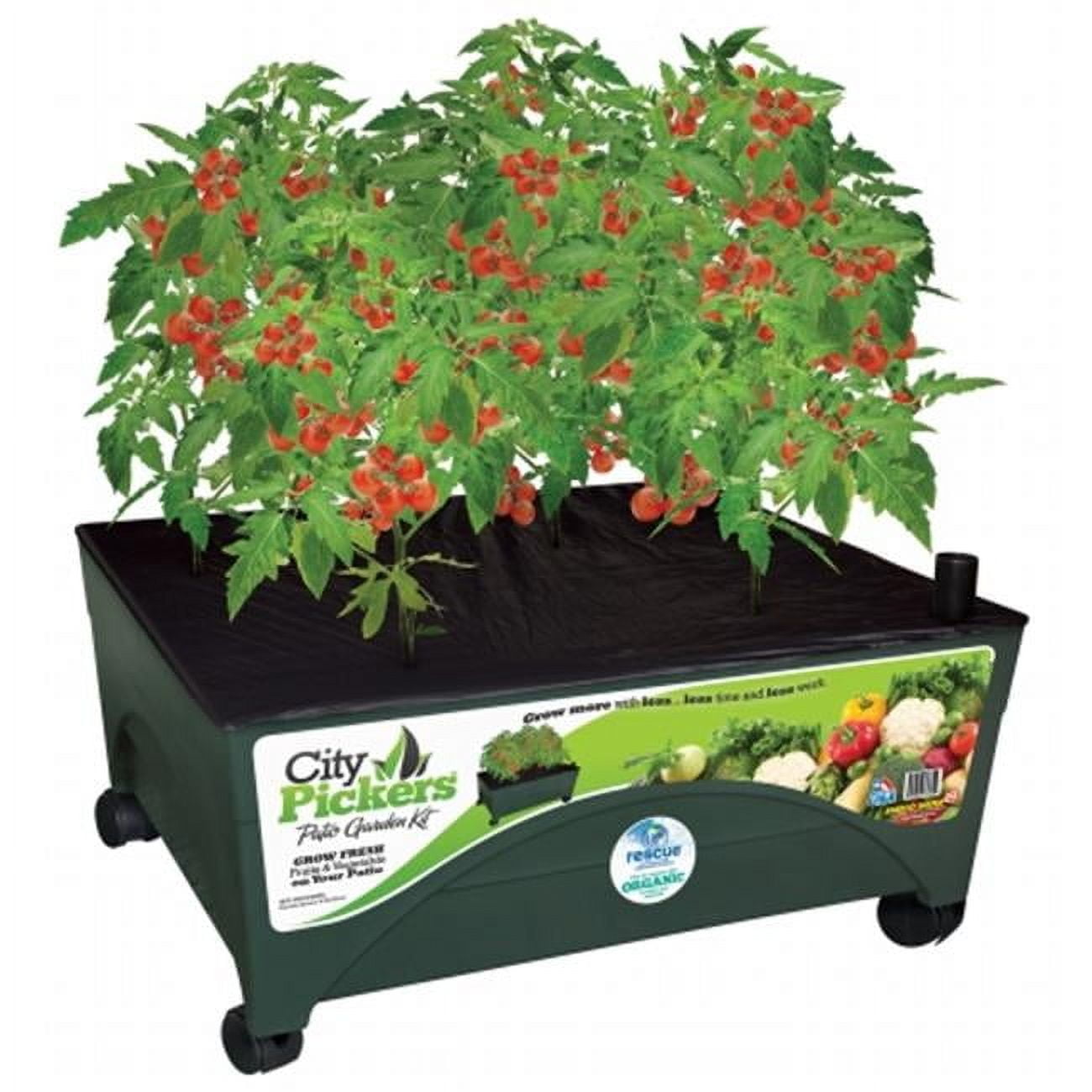 Emsco Group 3 ft. X 3 ft. City Pickers Indoor Patio Grow Box Garden ...