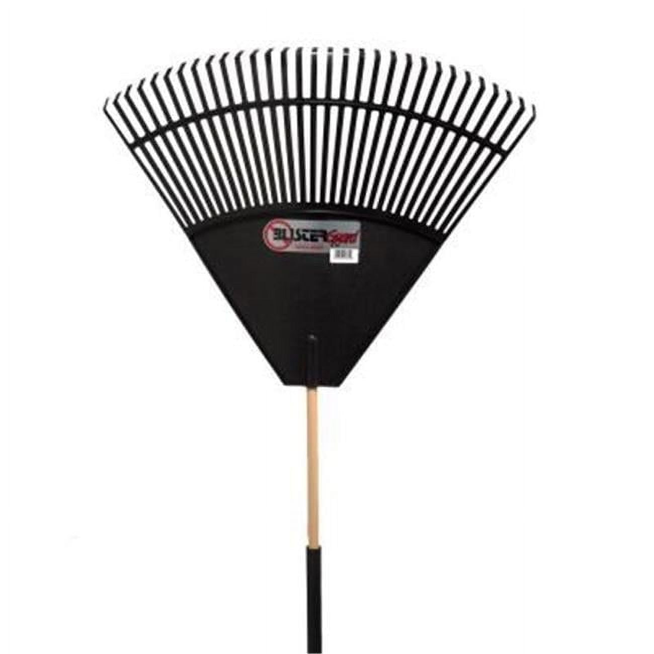 EmscoGroup 2860 32 in. Black Poly Leaf Rake with Foam Blister Guard ...