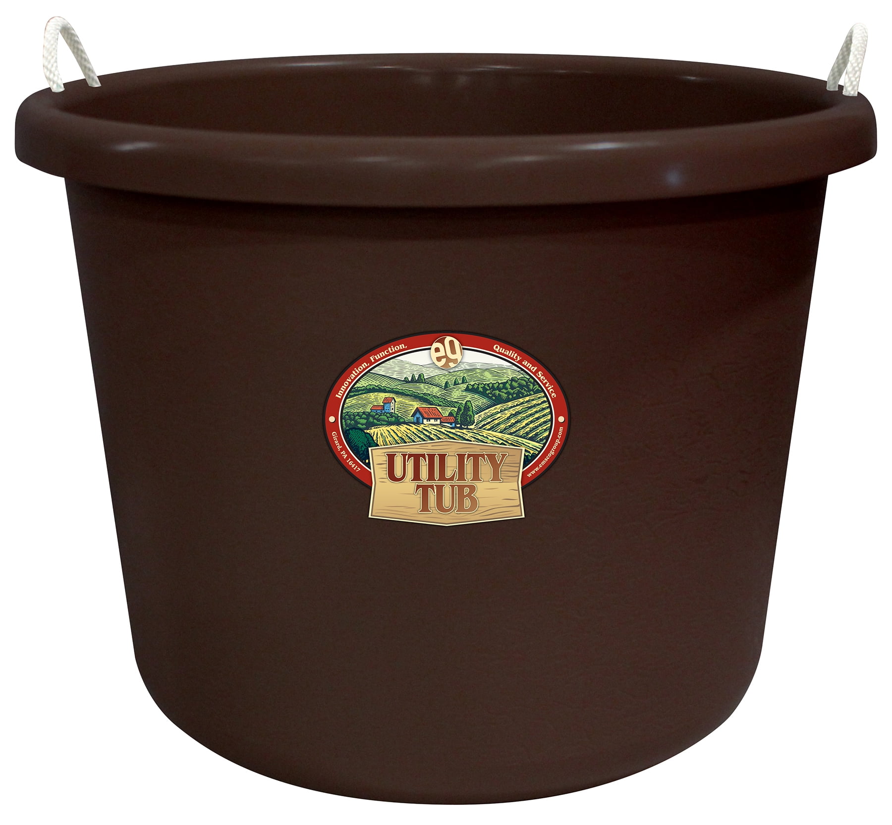 Emsco Group Utility Tub 17.5 Gallon Bucket for Maintenance Cleaning ...