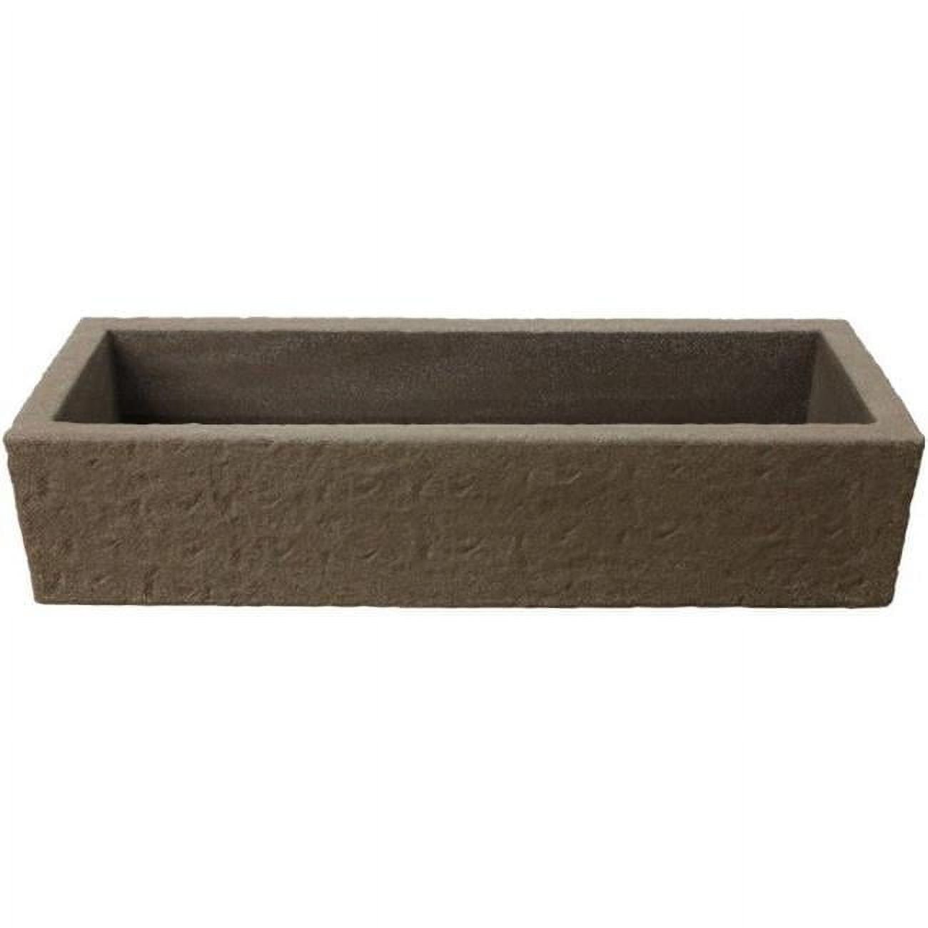 EmscoGroup 38 x 14 in. Trough Planter - Sand - Walmart.com