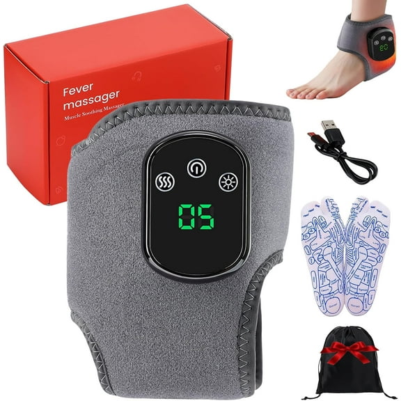 Emsense Foot Massager, Portable Wireless Ankle Support with Heat ...