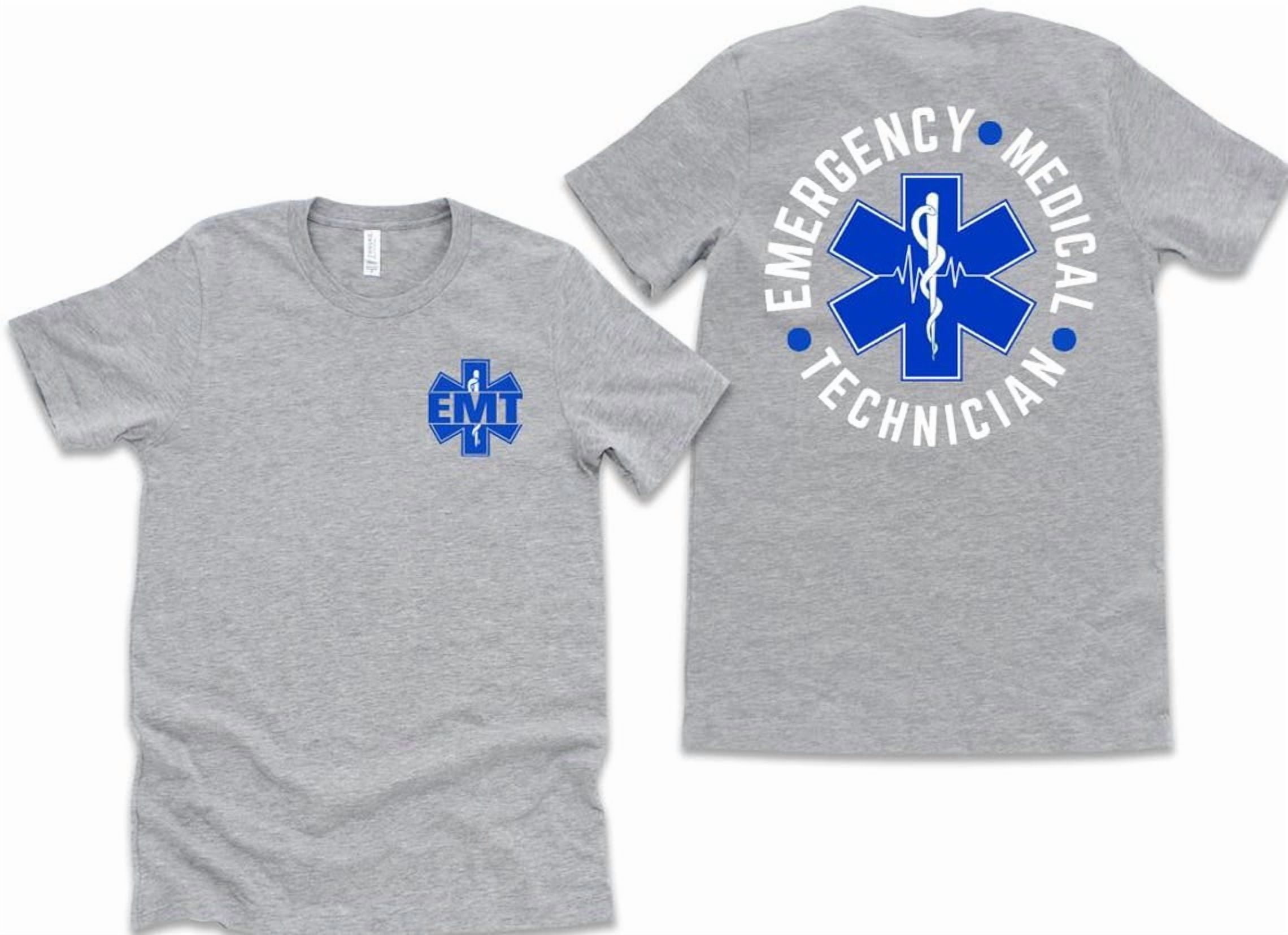 Emt Circle Emergency Medical Technician Student Instructor Ems Star Of ...