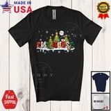 Emt Nurse; Proud Tree Snowing; X-Mas Emt Nurse Pajama Group T-Shirt ...