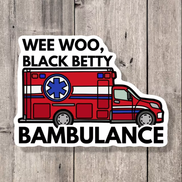 Emt Paramedic Vinyl Sticker Laptop Sticker Water Bottle Sticker ...
