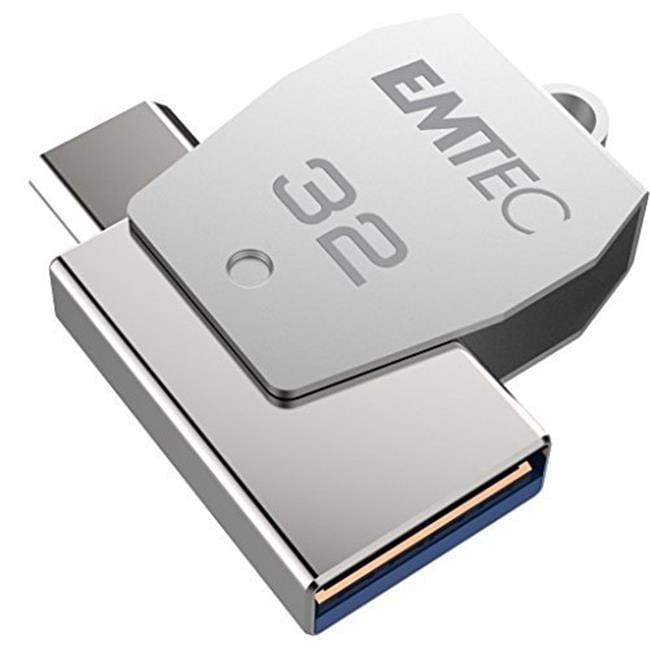 Emtec ECMMD32GT252B 32 GB USB 2.0 T250B Micro Flash Drive - Walmart.com