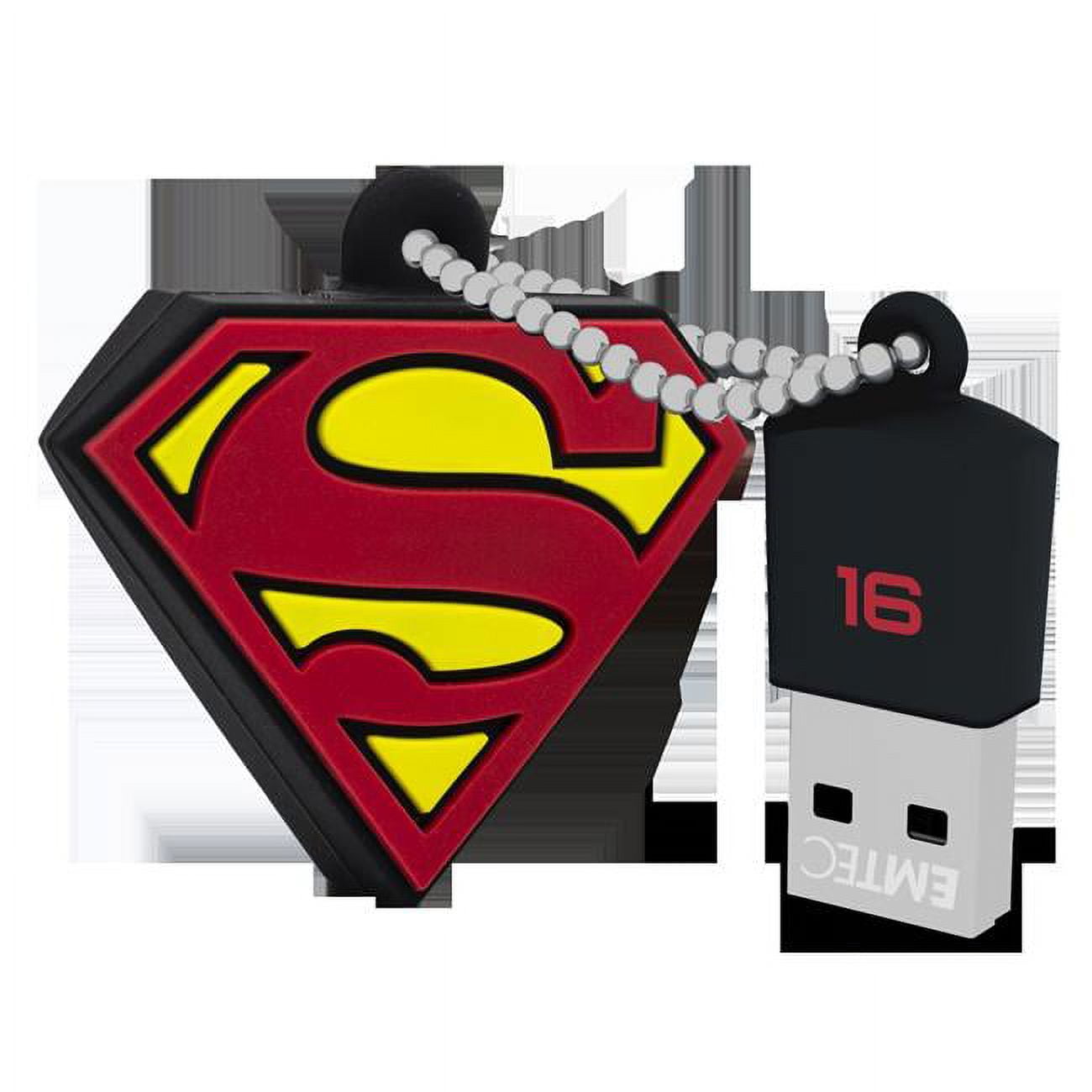 Emtec ECMMD16GDCC01 DC Comics USB2.0 Collectors Superman 16GB Drive ...