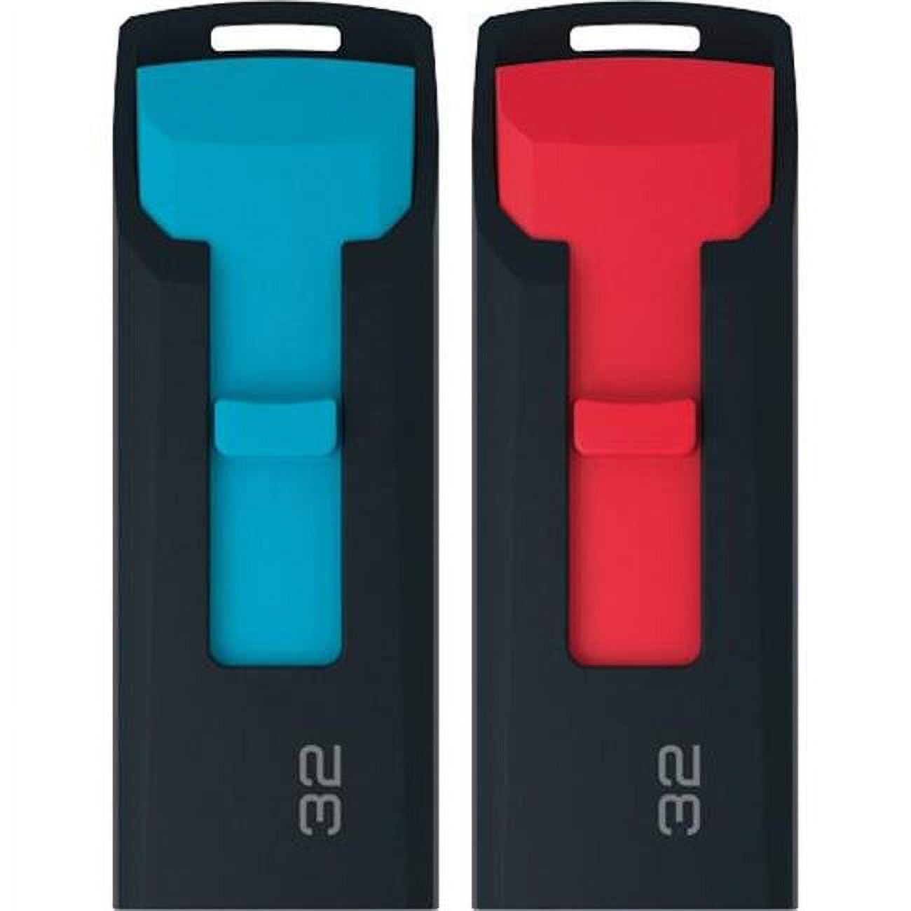 Emtec ECMMD32GC452P2 32 GB C450 Slide Flash Drive, Pack of 2 - Walmart.com