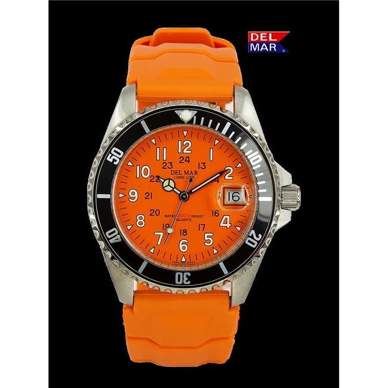 Emtech La Costa Co. 50270 Men's Sportstrap Orange Face, 200M Watch 0 ...