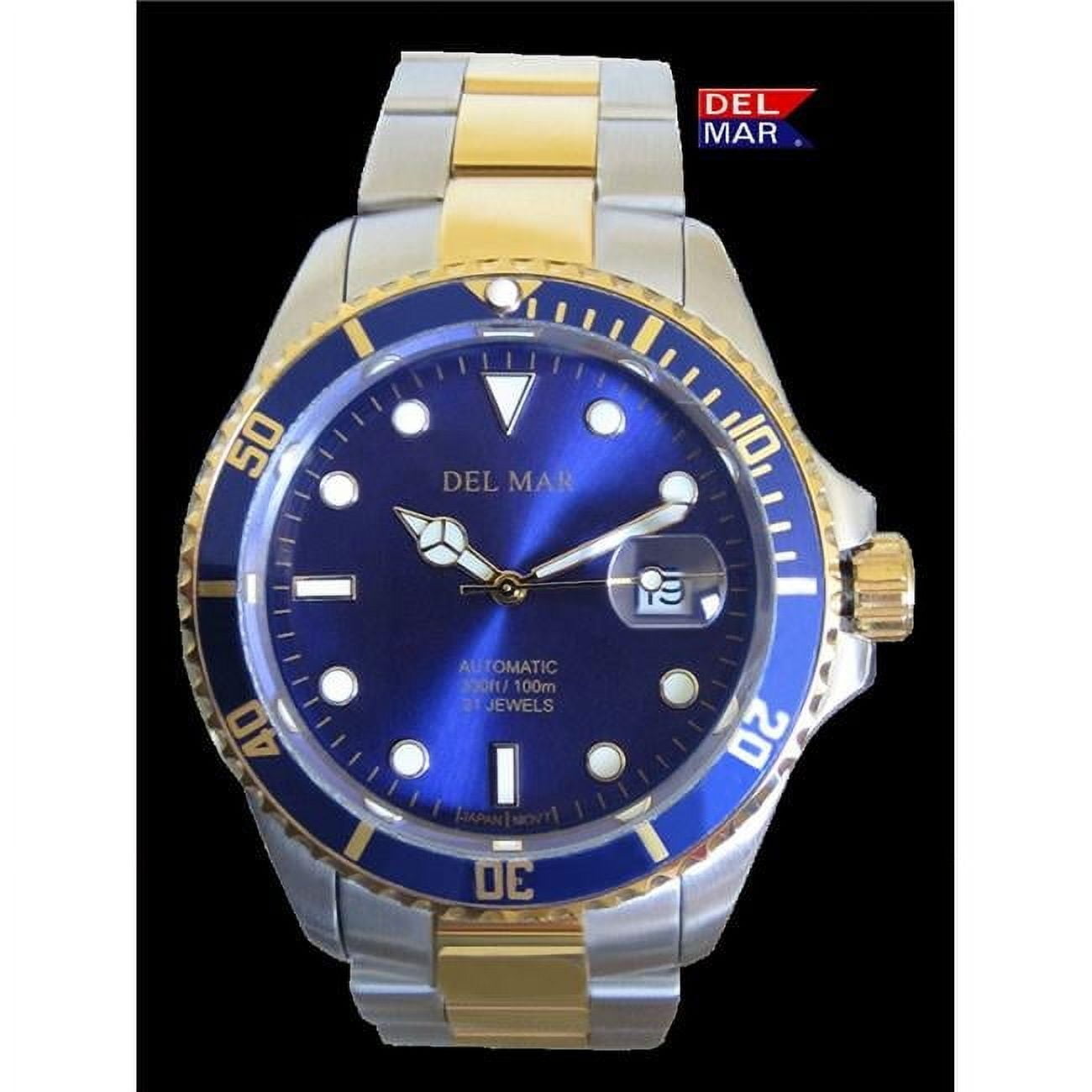 Emtech La Costa Co. 50388 Del Mar Men's Premier Automatic Watch Blue ...