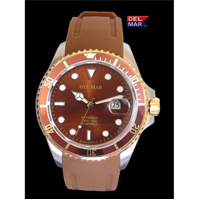 Emtech La Costa Co 50410 Del Mar Men's Premier Automatic Watch Bronze ...