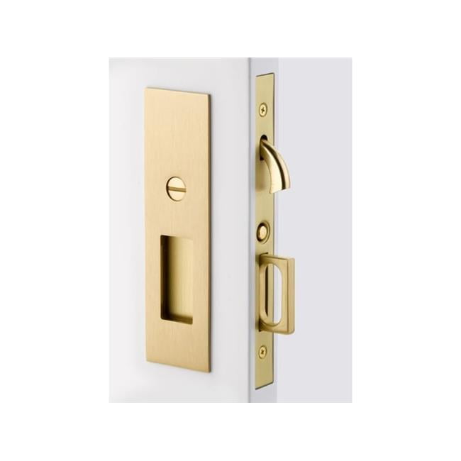 Emtek 2154US4138 1.37 in. Narrow Modern Rectangular Passage Pocket Door ...