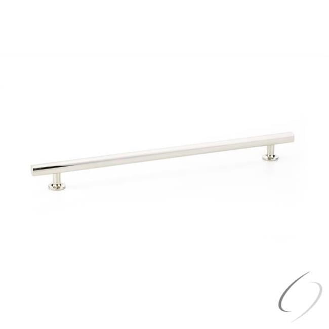 Emtek 86678US14 12 in. Center to Center Freestone Cabinet Pull - Polished Nickel Lifetime ...