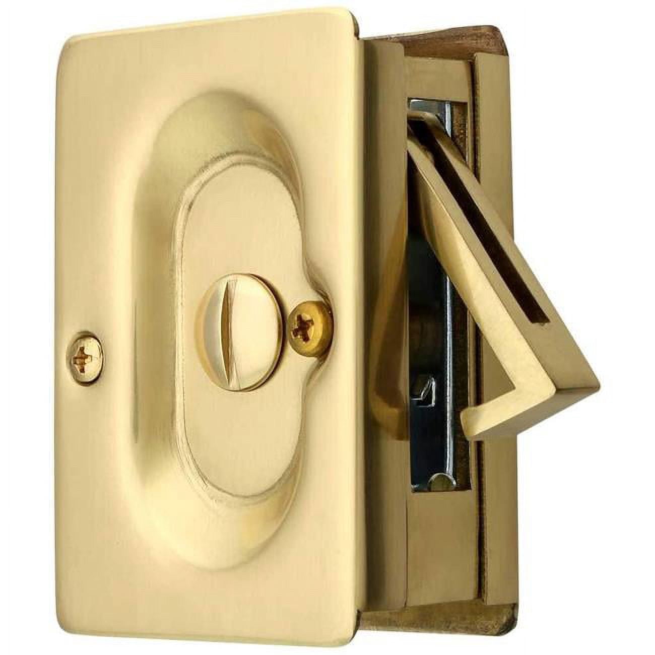 Emtek 2102US4 Privacy Pocket Door Lock, Satin Brass - Walmart.com