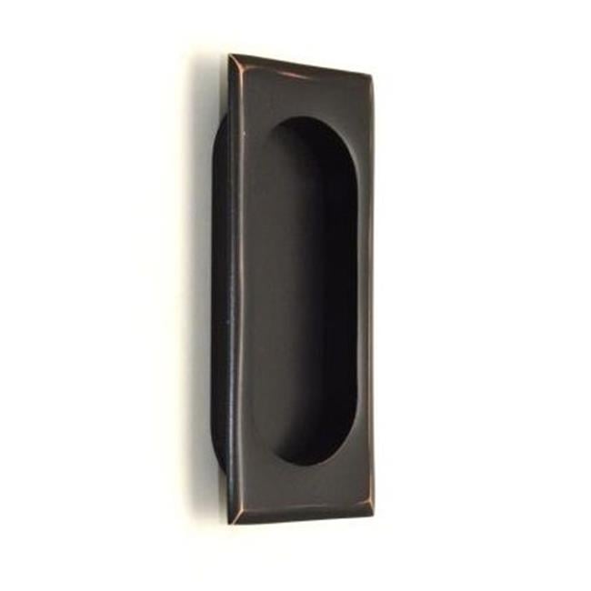 Emtek 2201US19 Rectangular Flush Pull, Flat Black - Walmart.com