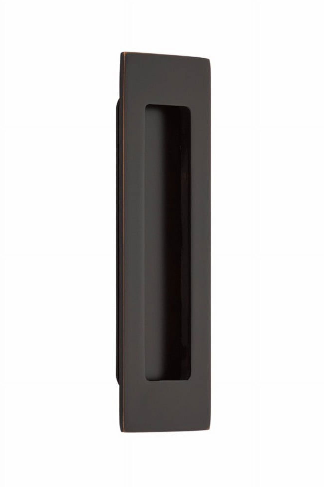 Emtek 220306US10B 6 in. Modern Rectangular Flush Pull, Oil Rubbed ...