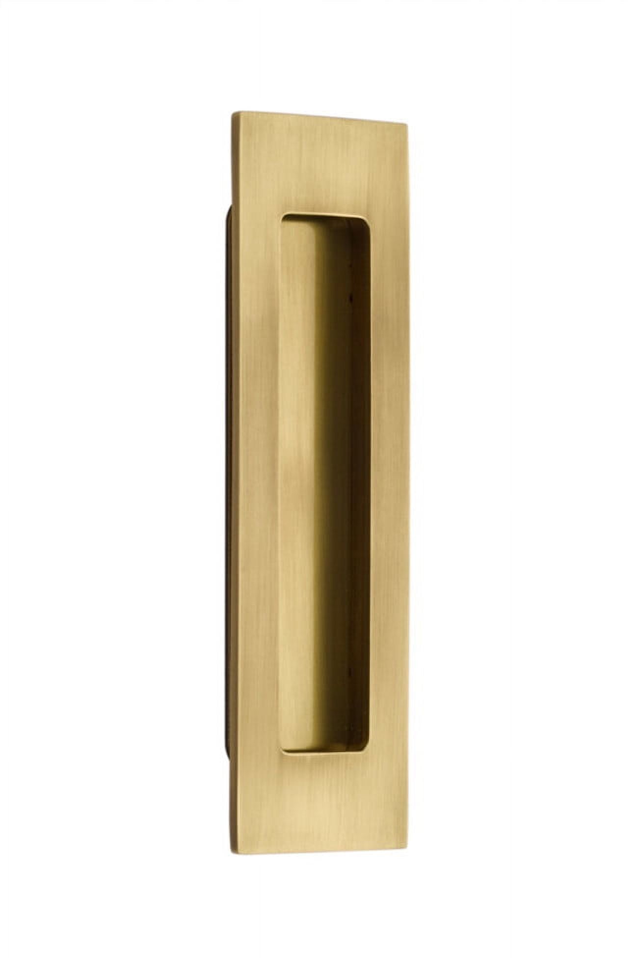 Emtek 220306US7 6 in. Modern Rectangular Flush Pull, French Antique ...