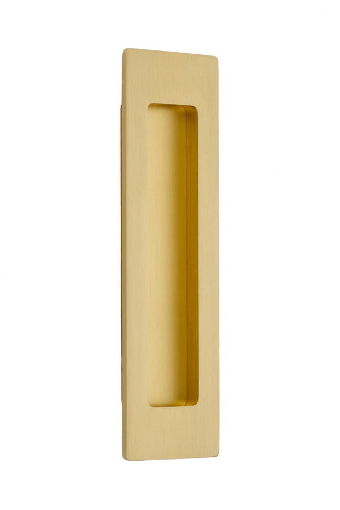 Emtek 220307 Us4 Modern Rectangular Flush Pull in Brass - Walmart.com
