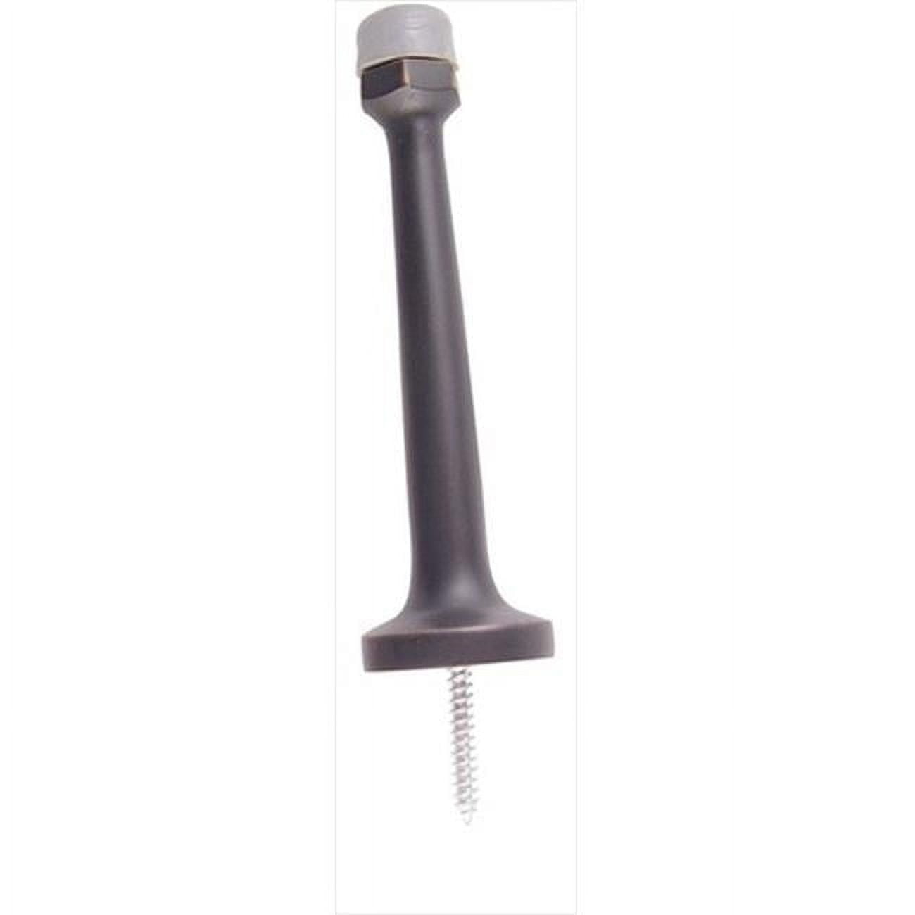 Emtek 2231 4" Length Solid Brass Baseboard Door Stop with Screw, Oil ...