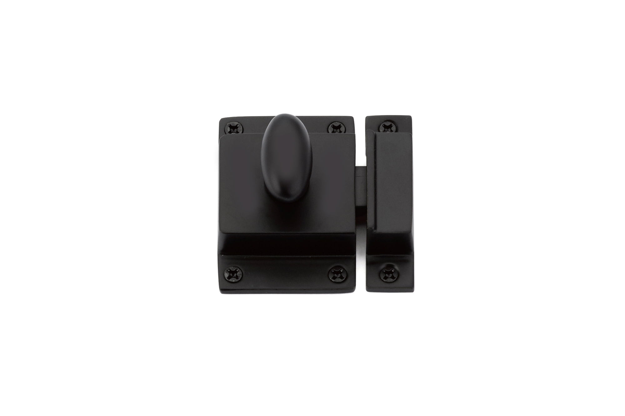 Emtek 2270 Us19 Cabinet Latch 2.25 x 2 in in Black - Walmart.com