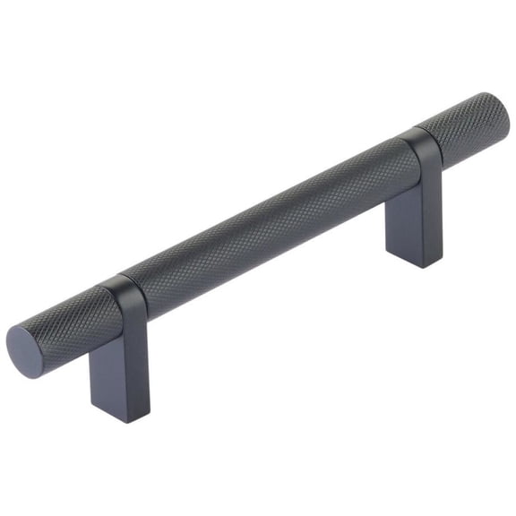 Emtek 86163US19 Trail 4" Center To Center Handle Cabinet Pull - Black ...