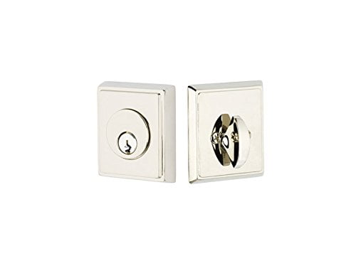 Emtek 8468 Rectangular Deadbolt Single Cylinder 9 Finish Options ...
