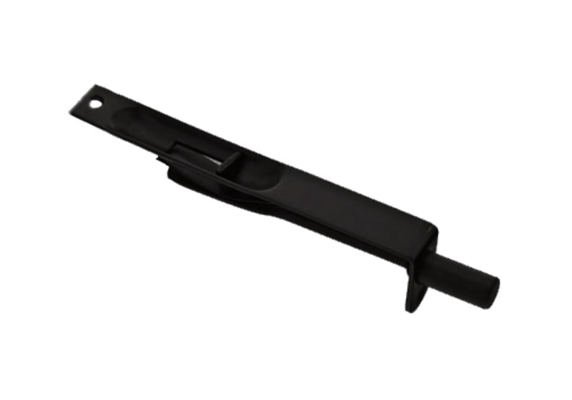 Emtek 8501US19 6 in. Square Corner Flush Bolt, Flat Black - Walmart.com