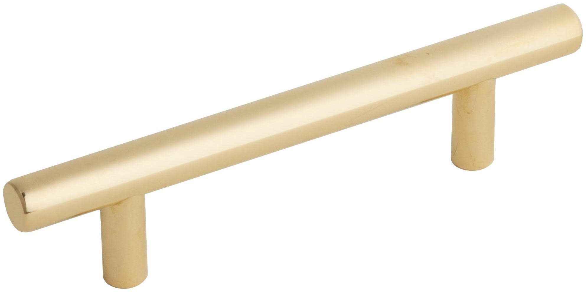 Emtek 86359 Bar 3-1/2" Center To Center Bar Cabinet Pull - Brass ...
