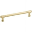 Emtek 86692US4 12 in. Jasper Center to Center Cabinet Pull, Satin Brass ...