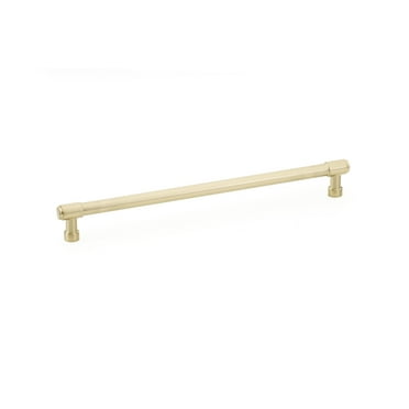 Emtek 86692US4 12 in. Jasper Center to Center Cabinet Pull, Satin Brass ...