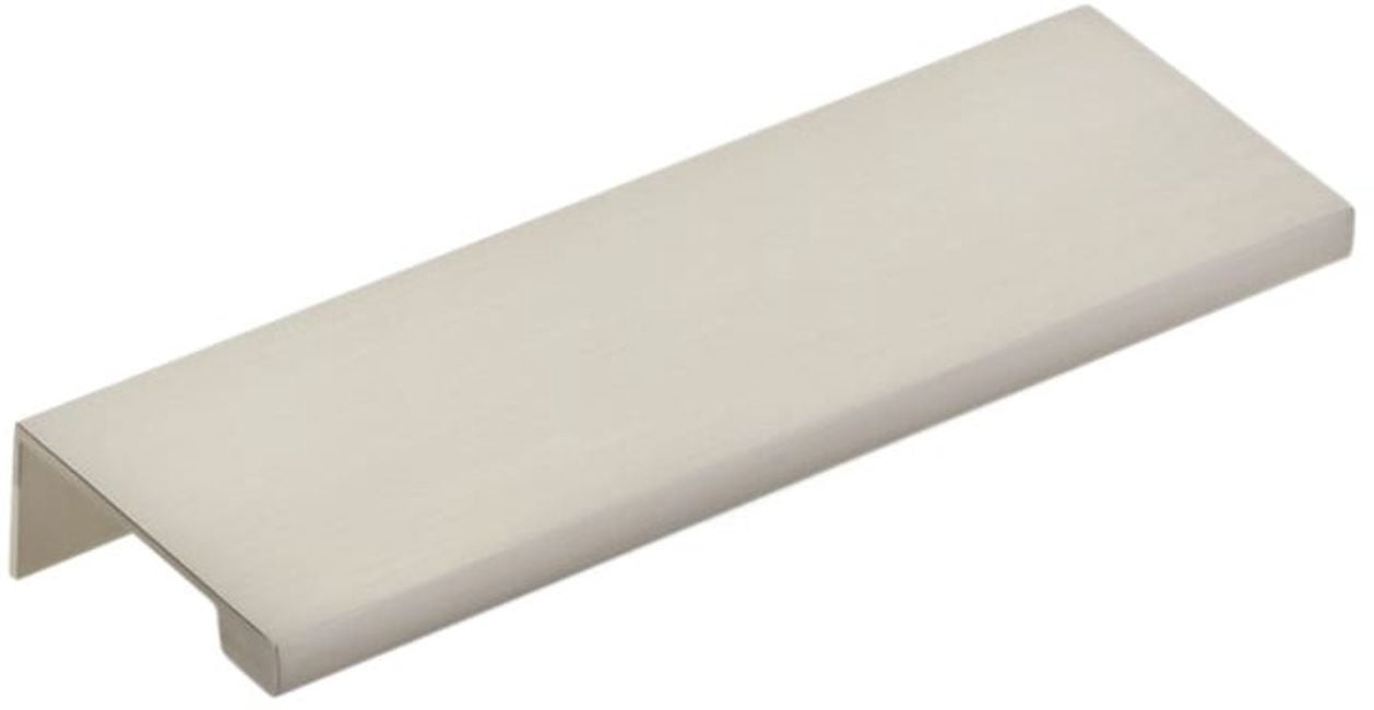 Emtek 87110US15 4 in. Center to Center Cabinet Edge Pull, Satin Nickel ...