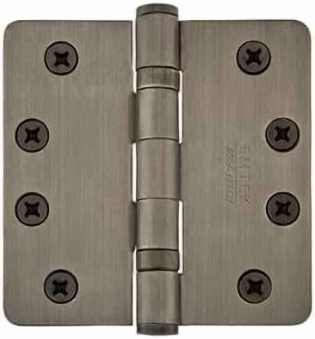 Emtek 9400 Steel Hinges (Pair) - Heavy Duty Ball Bearing - 1/4" Radius ...
