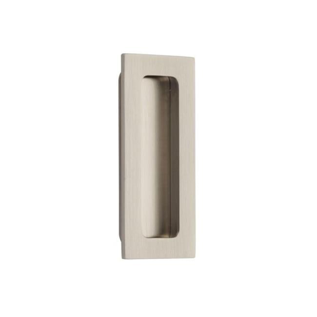 Emtek Modern Rectangular Flush Pull for Sliding Doors - Satin Nickel - 1-3/4in. x 4in. - Walmart.com