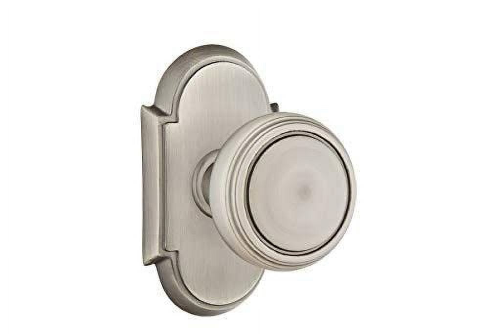 Emtek Privacy Set, Style 8 Rosette, Norwich Knob, Polished Brass US3 ...