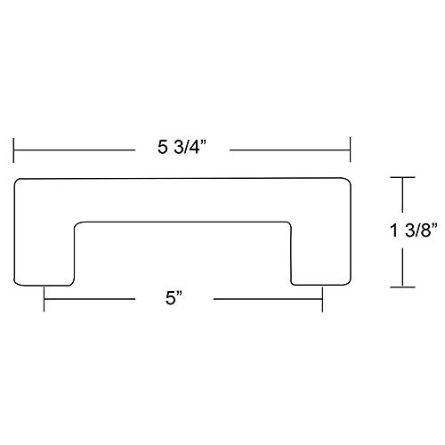 Emtek Trail Pull Available in 9 Sizes and 6 Finishes - 86272US14 ...