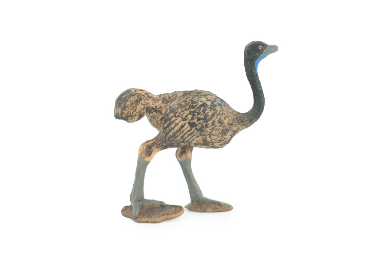 Emu, Museum Quality, Educational, Hand Painted, Realistic, Rubber ...