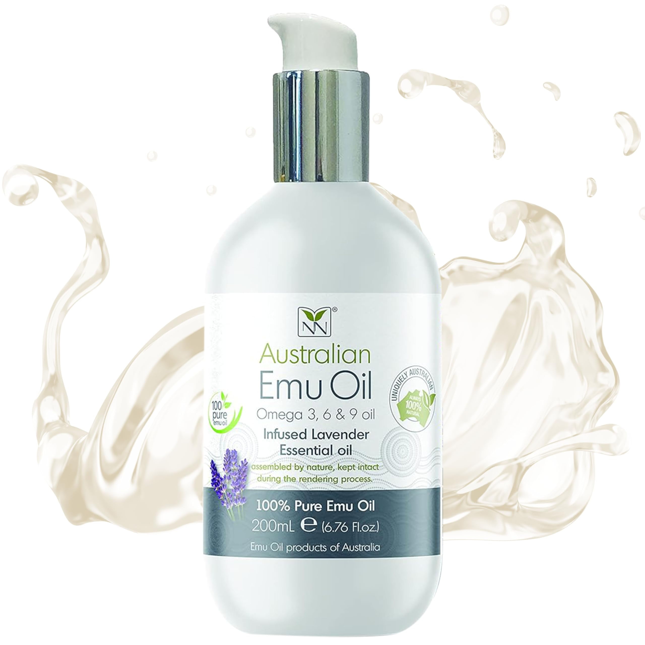 Emu Oil Pure Skin MZF22 Moisturizer - Nail, Body, Face, Scalp & Hair ...